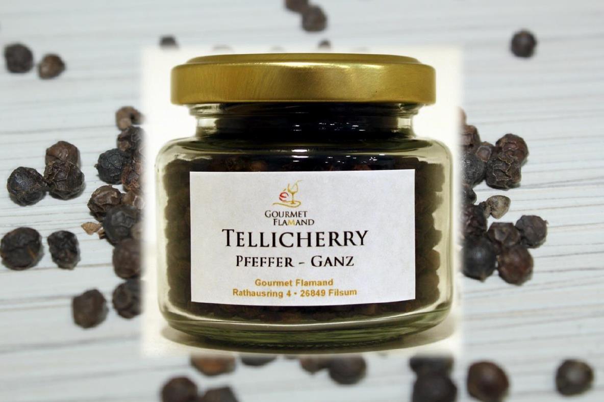 Gourmet Flamand - Tellicherry-Pfeffer ganz 50g